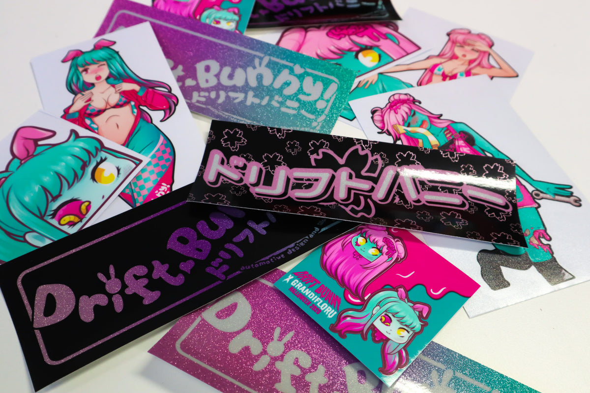 Pastels – Drift bunny decals